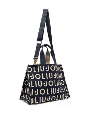 Liu Jo Knit Jacquard Logo Tote Bag