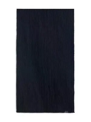 Paul & Shark Ribbed Scarf - Blue