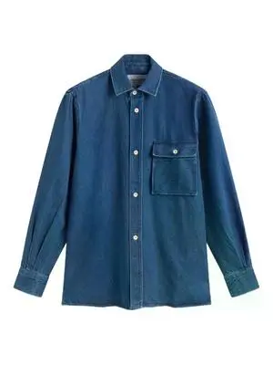 LES HÉRITIERS Pocket Indigo Shirt