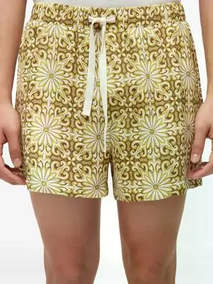 OSKLEN Patterned Drawstring Shorts - Neutrals