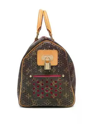 LOUIS VUITTON Speedy 30 Perforated Monogram Tote - Brown