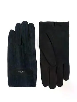 Paul & Shark Corduroy Gloves - Black