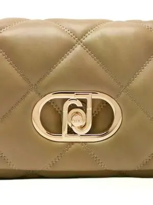 Liu Jo Quilted Shoulder Bag With Metal Chain - Neutrals