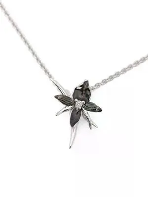 SHAUN LEANE Diamond Orchid Necklace