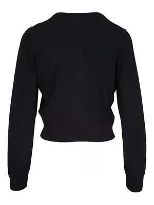 Carolina Herrera Leaf-embroidery Cardigan