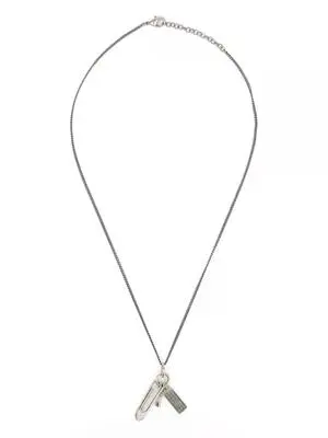MAISON MARGIELA Paperclip Necklace - Silver