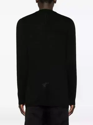 Rick Owens Level Lupetto Crew-neck Sweater - Black