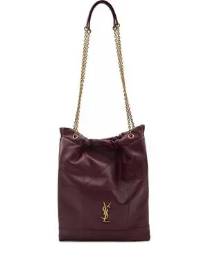 Saint Laurent Jaimne Pouchon Shoulder Bag - Red