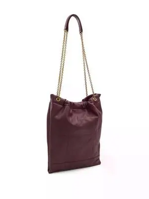 Saint Laurent Jaimne Pouchon Shoulder Bag - Red