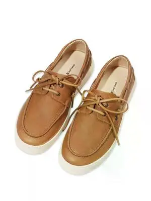 OSKLEN Soho Dockside Leather Boat Shoes