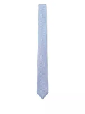 TOM FORD Ribbed Neck Tie - Blue
