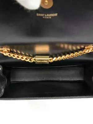 Saint Laurent 2015 Small Monogram Kate Tassel Crossbody Bag - Black