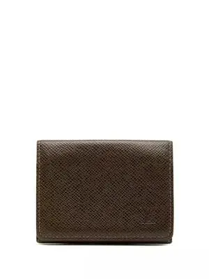 LOUIS VUITTON 2005 Taiga Business Card Holder - Brown