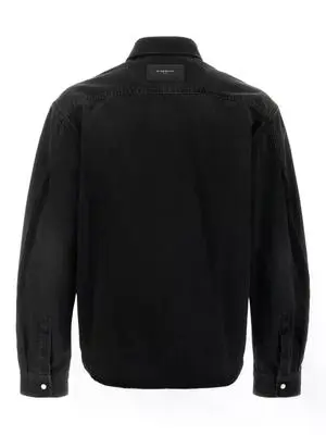 Givenchy Flap-pocket Denim Shirt - Black