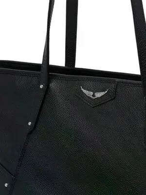 Zadig&Voltaire Z Zip External Pocket Shopping Bag - Black