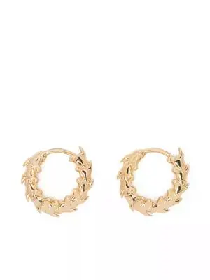 SHAUN LEANE Mini Serpent’s Trace Hoop Earrings - Gold