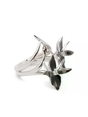 SHAUN LEANE Flower Diamond Ring - Silver