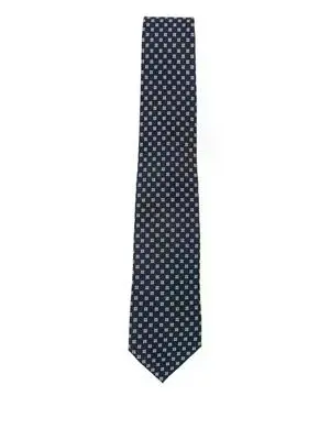 BIGI Patterned Neck Tie - Blue