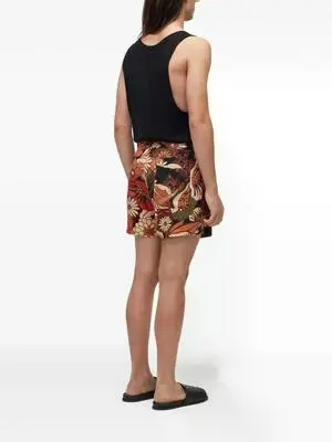 OSKLEN Floral-print Drawstring Shorts
