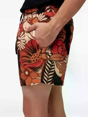 OSKLEN Floral-print Drawstring Shorts