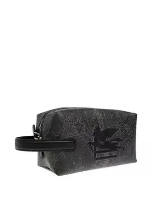 Etro Pegasus-logo Paisley Wash Bag - Grey