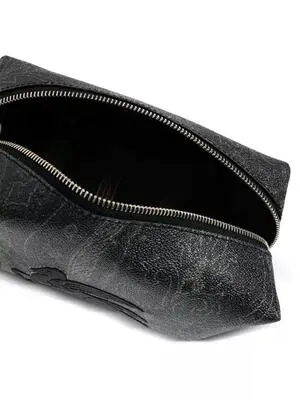 Etro Pegasus-logo Paisley Wash Bag - Grey
