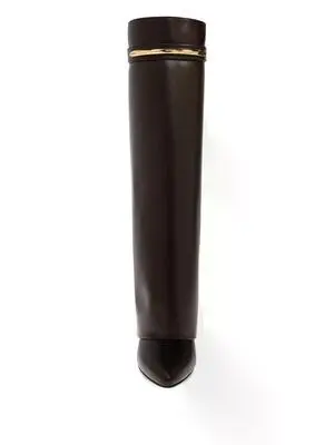 Givenchy Point-toe Wedge Boots - Brown