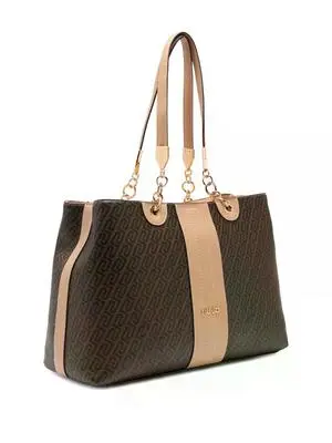 Liu Jo Monogram Printed Chain Tote