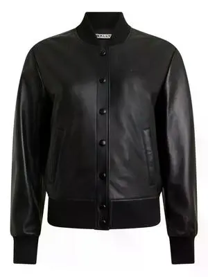 Bally Leather Bomber Jacket