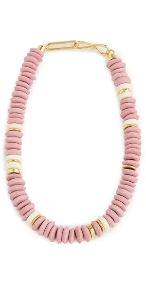 LIZZIE FORTUNATO Laguna Necklace - Light Pink