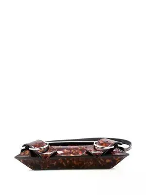 Givenchy Voyou Flap Printed Patent Shoulder Bag - Multicolour