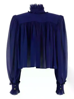 Chloé Ruffled Georgette Blouse