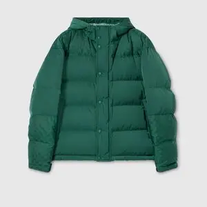 Gucci Technical Nylon Twill Padded Jacket