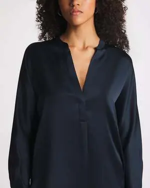 Vince Blouse Band Collar