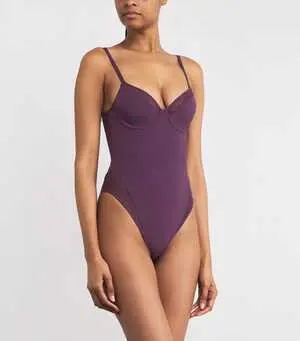 Wolford Sheer Opaque Underwired Bodysuit