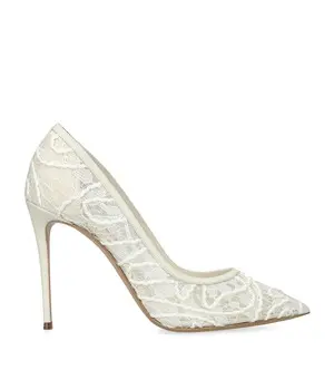 Casadei Lace Julia Pumps