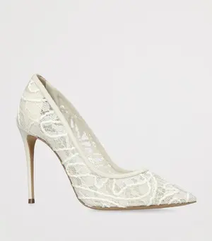 Casadei Lace Julia Pumps