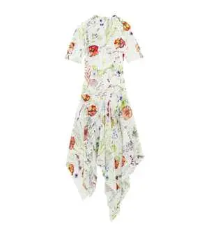 Alexander McQueen Floral Mini Dress