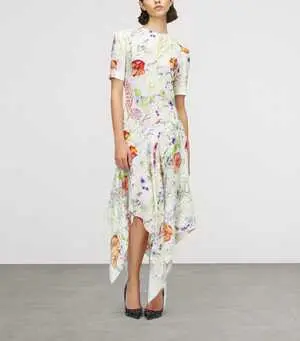 Alexander McQueen Floral Mini Dress