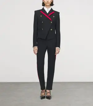 Alexander McQueen Wool Uniform Trousers