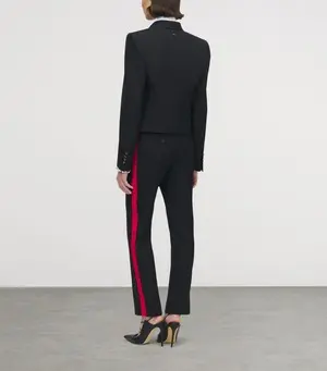 Alexander McQueen Wool Uniform Trousers