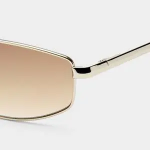 Le Specs Star Beam Sunglasses - Silver Brown