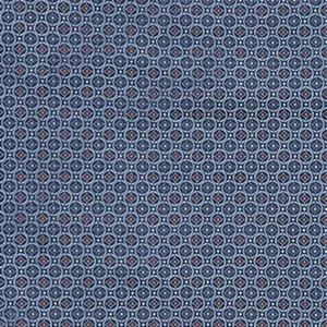 Pal Zileri Silk Geometric Jacquard Handkerchief - Blue