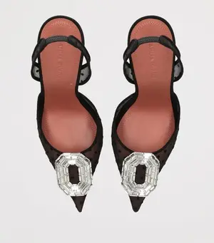 Amina Muaddi Camelia Slingback Pumps 105