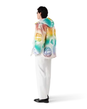 Casablanca Halftone Monogram Fleece Jacket - Multicolor