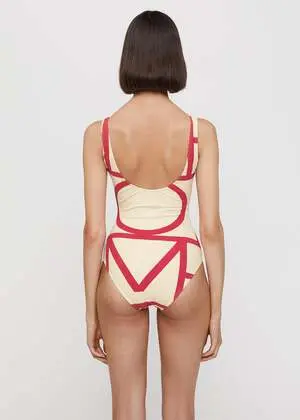 TOTEME Monogram Swimsuit