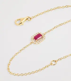 Shay Yellow Diamond And Ruby Bracelet