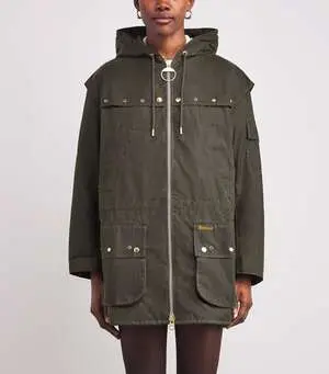 Barbour Waxed Aberford Jacket - Green