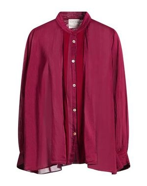 FORTE_FORTE Cotton And Silk Shirt - Garnet