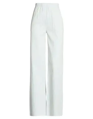 ALYSI Cotton And Silk Blend Wide-leg Pants